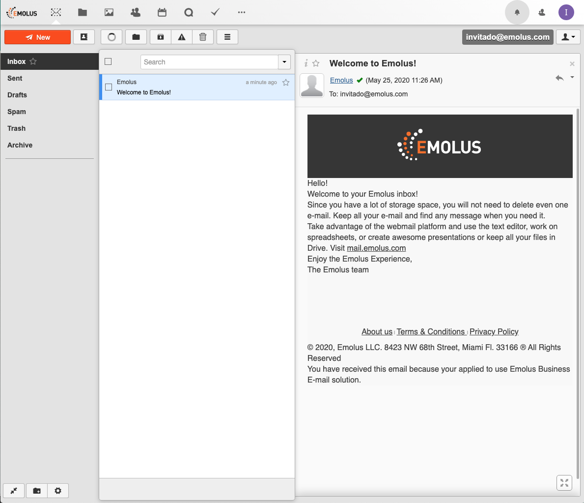 Emolus E-mail Features - Emolus